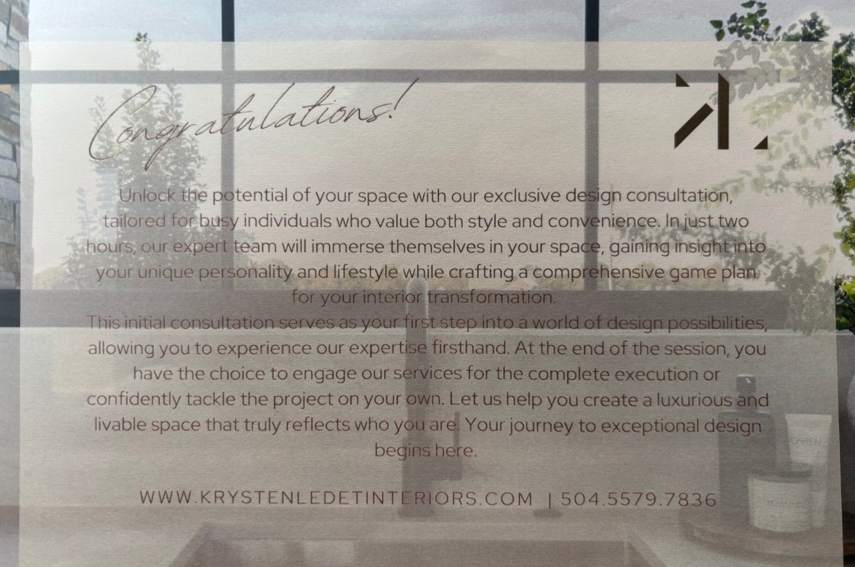 Krysten Ledet Interiors | Hope for Every Life | Diocese of Lafayette ...