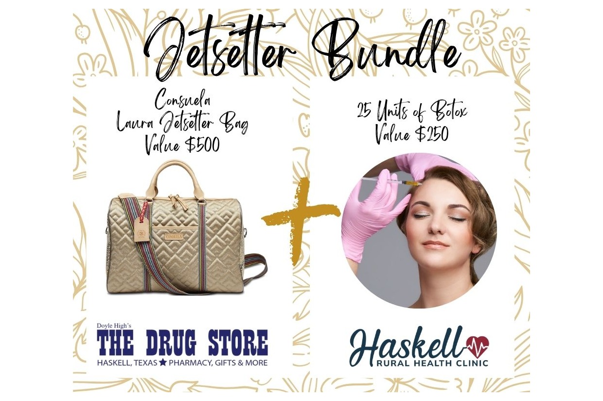 Jetsetter Bundle with Botox | Legacy Gala Silent Auction 2024 | Haskell County Hospital ...