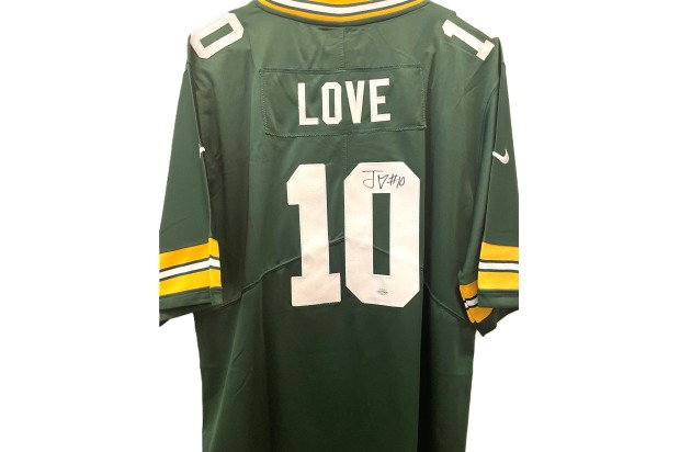 Jordan Love Autographed NFL Game Jersey | 2024 United Way Gala Silent ...