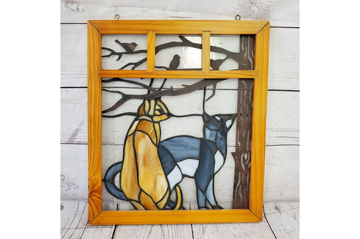 10. Stained Glass Cats in Window | Hot Summer Deals | Colony Cats and ...