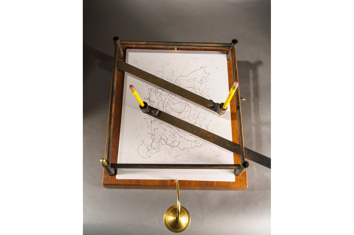 Pencil Fight - walnut and steel drawing game | 2025 Frogwood Artists ...