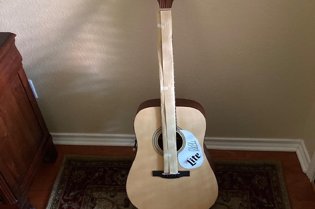 Luke Combs Signed Guitar | 29th Annual Canafax Golf Scramble Benefiting ...