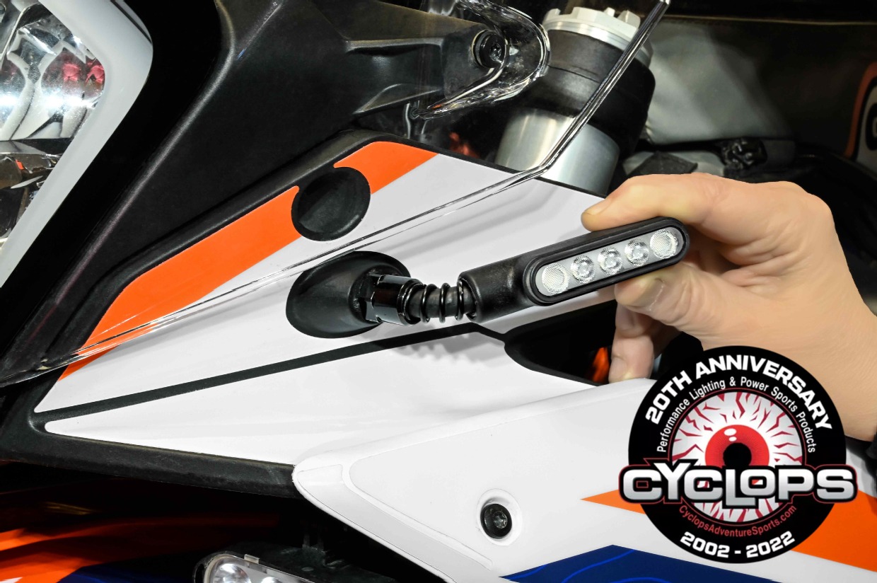 Cyclops Adventure Sports, Tuff Light Full Flex Blinkers — 2025 10th ...
