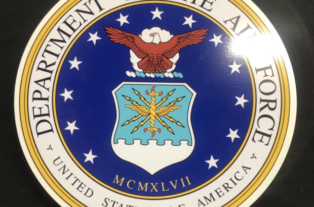 Air Force Shield Metal Sign | Spirit of Democracy Virtual Silent ...