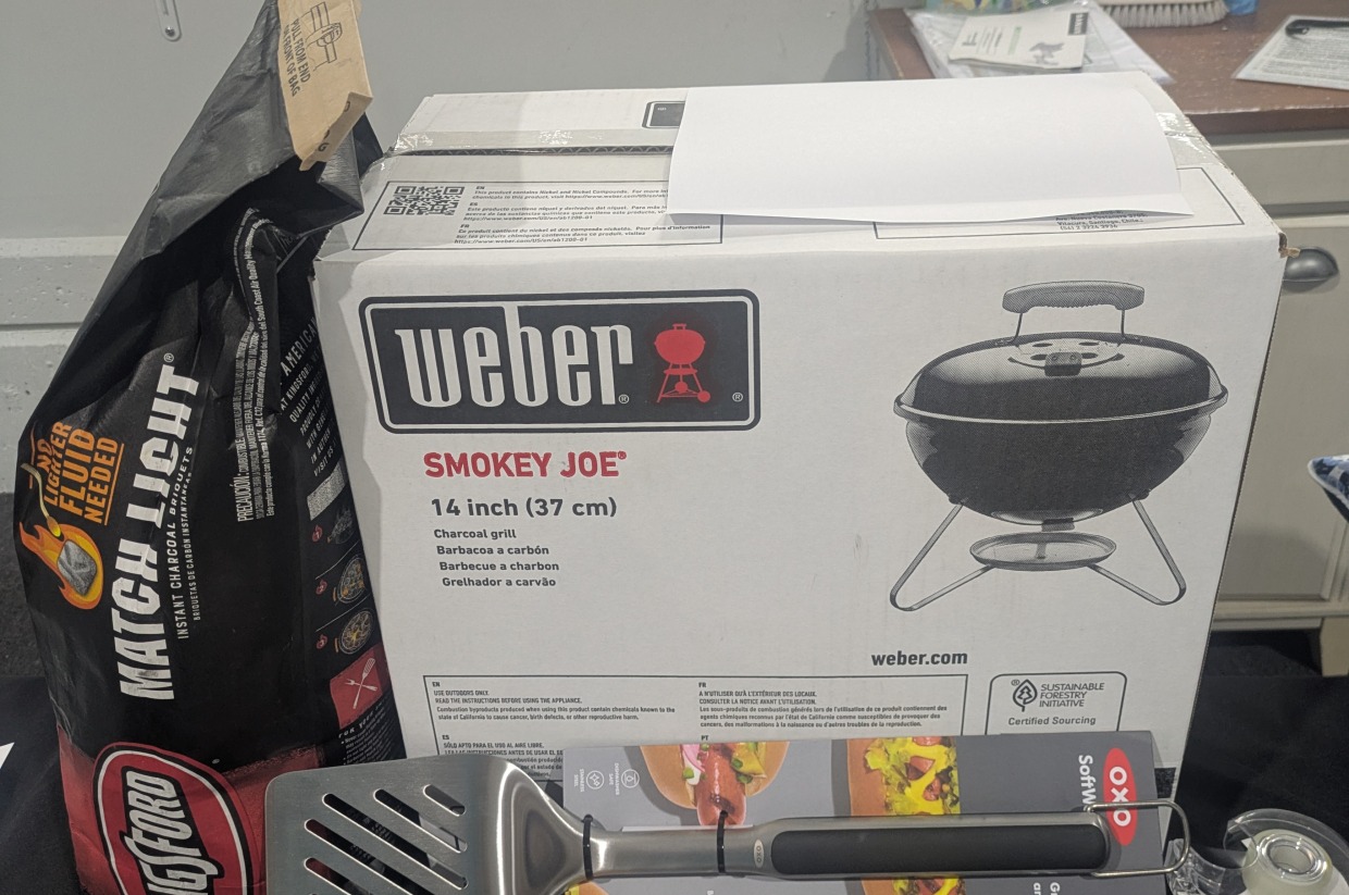 Mini Weber Grill | Silent Auction 2025 | Nutmeg Curling Club | BetterWorld