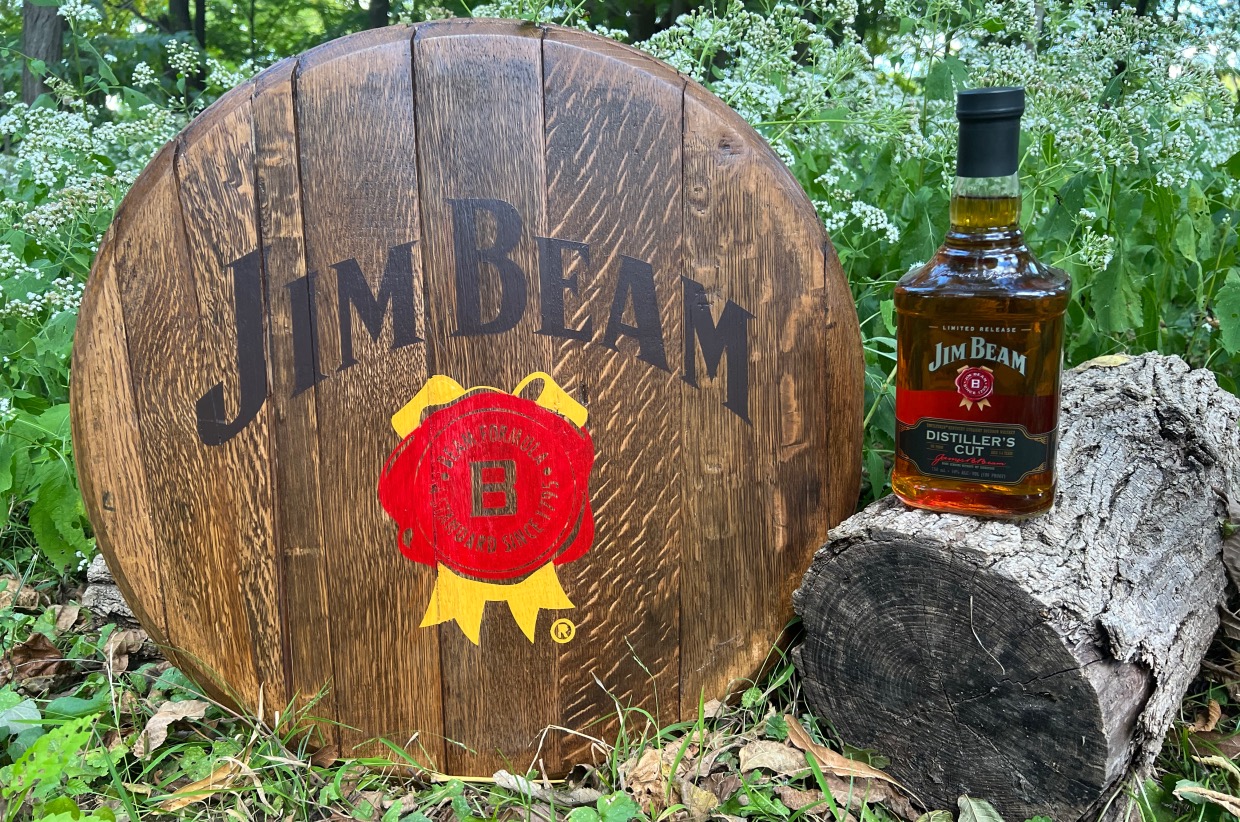 Jim Beam Barrel Head & Jim Beam Limited Release, Distiller's Cut ...