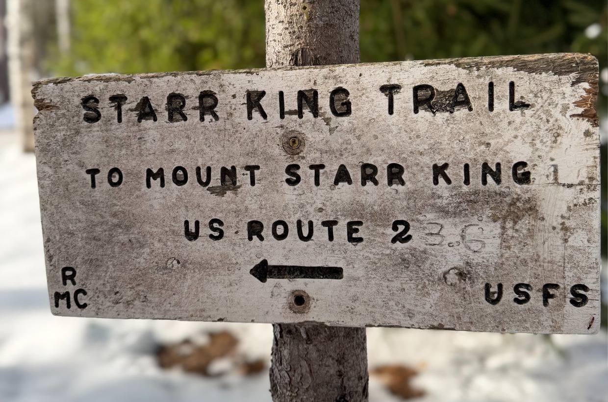 Starr King Sign — Randolph Mountain Club 2025 Holiday Auction - Ends ...