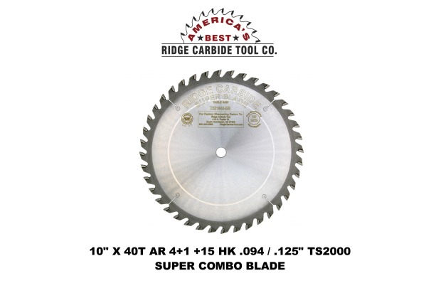 NEW Ridge Carbide Super Combo Table Saw Blade | Texas Furniture Makers ...