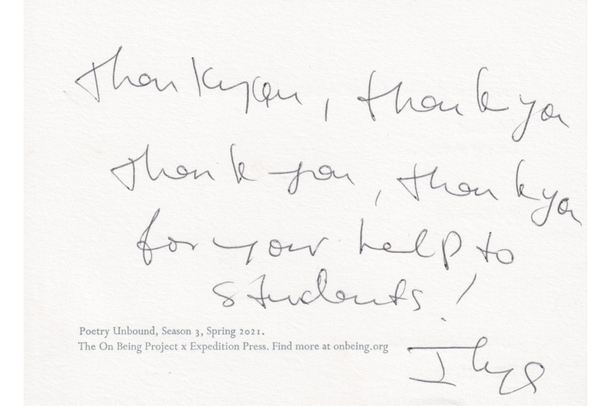 Kaminsky, Ilya. “Deaf Republic. Poems.” With a facsimile inscription by ...