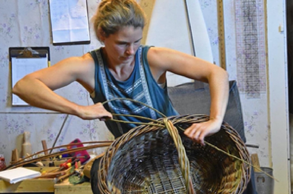 Large Hamper Basket by Maria Bullock | Winter Artisans Market | San ...