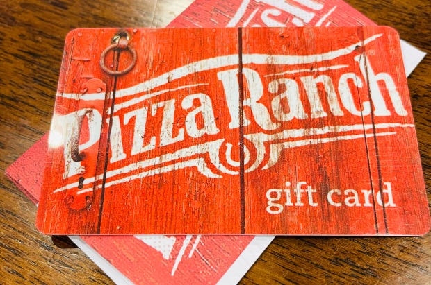 Pizza Ranch Gift Card [#38] | German Sausage Supper & Silent Auction ...