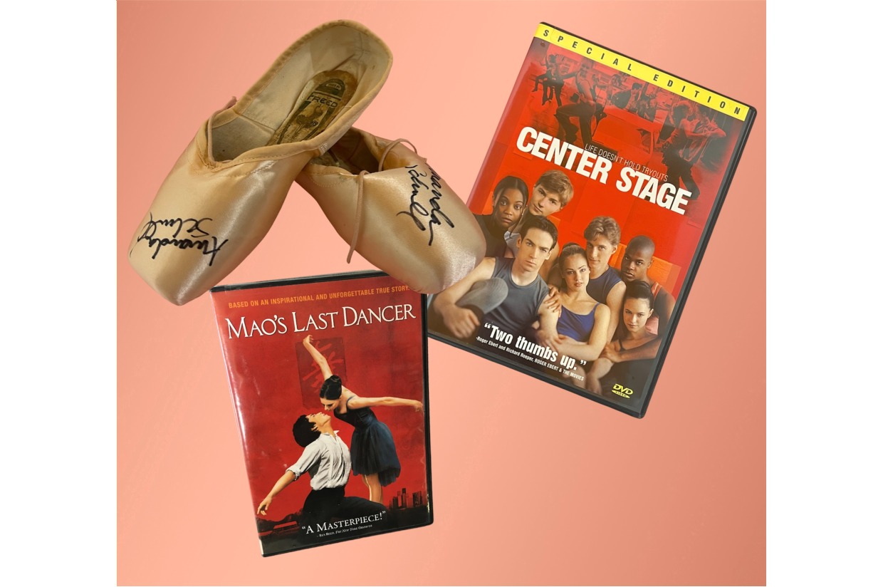 Amanda Schull Signed Pointe Shoes, Center Stage DVD, and Mao's Last ...
