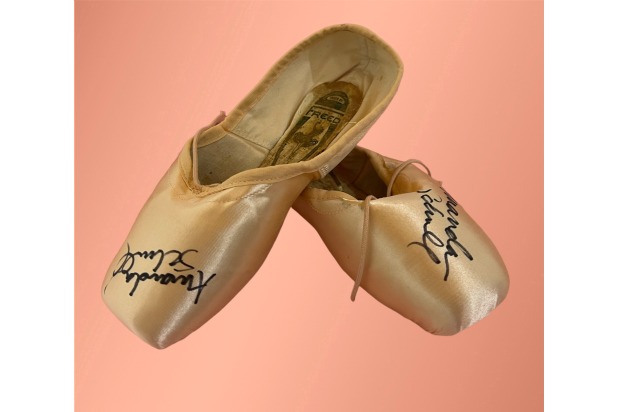 Amanda Schull Signed Pointe Shoes, Center Stage DVD, and Mao's Last ...