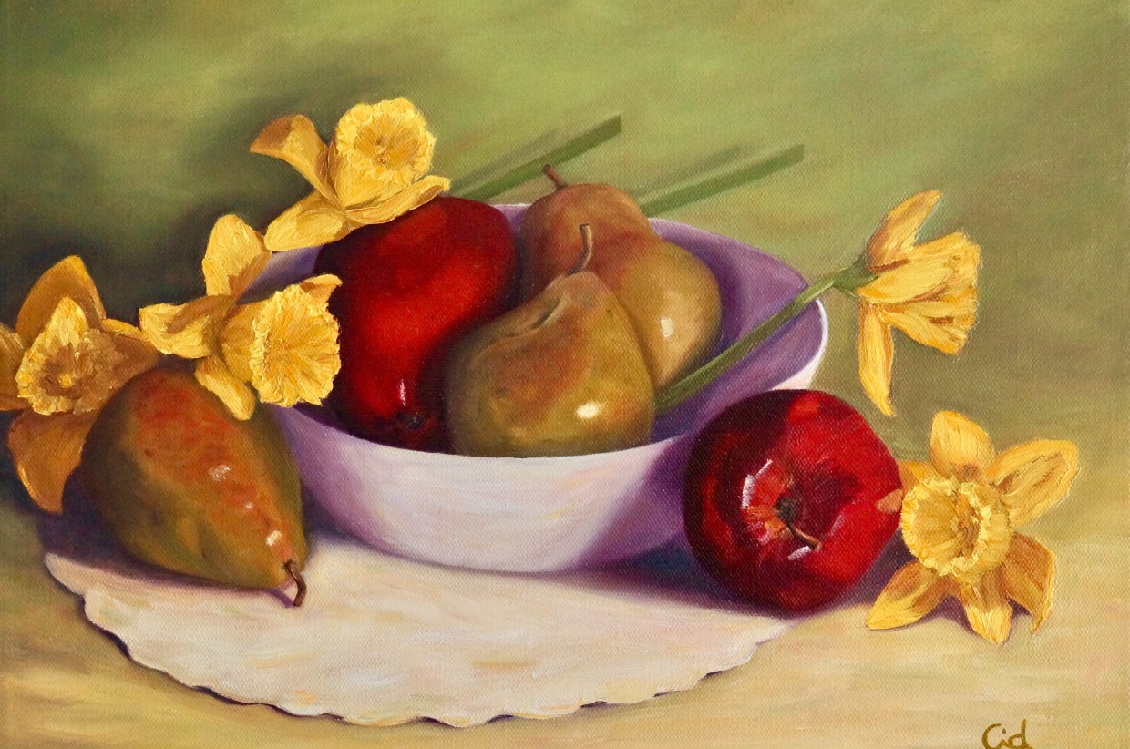 "FRUIT & DAFFODILS" — SPRING RENEWAL ART AUCTION — Milton Art Center ...
