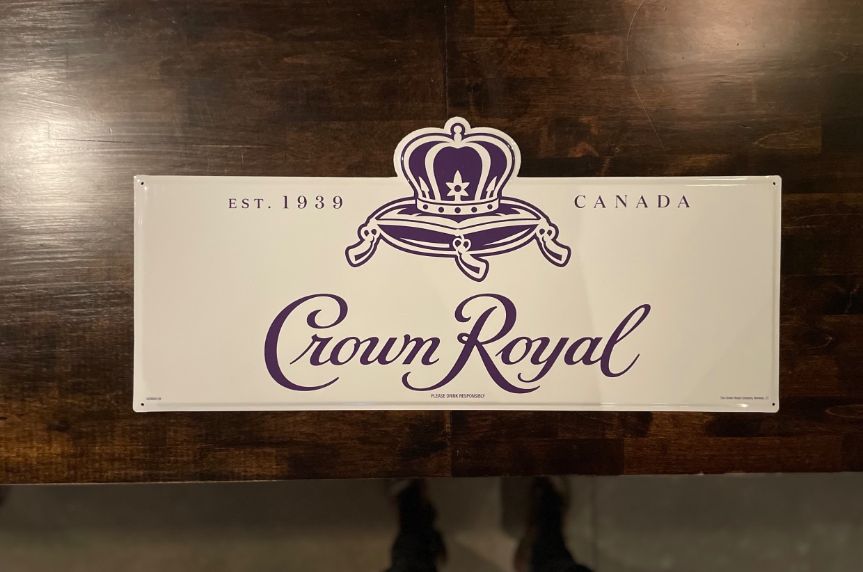 Tin Crown Royal Sign | Iron Bartender Finals! | USBG Mpls-St.Paul ...