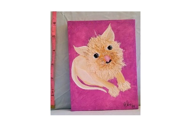 “Crispy Wispy the Crusty Queen” original painting | Tiny Tim's 3rd ...