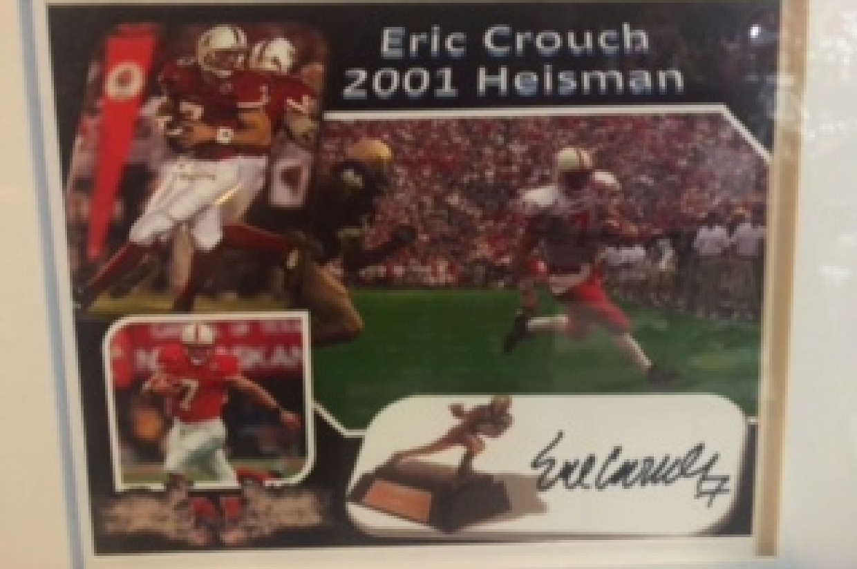 Nebraska Heisman Trophy 2001 Winner - Eric Crouch Autograph | Outland ...