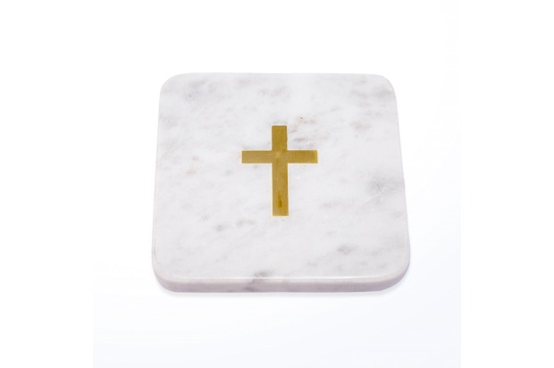 Cross Marble Coaster | Around the World: St. John the Baptist's Online ...
