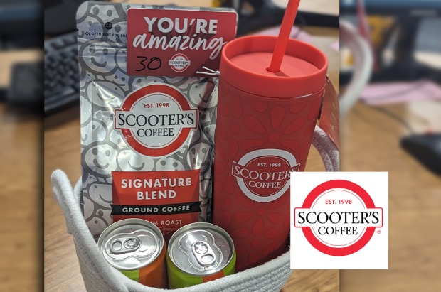 Scooter's Coffee gift card and basket! | 2024 Gering DECA Silent ...