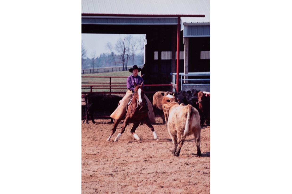 Cutting Horse Trainer and Competitor, Kris Larsen, c. 1994–1996 | Women ...