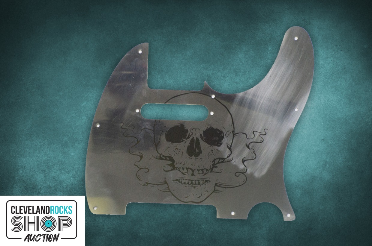 Custom engraved Telecaster pickguard #2 | Cleveland Rocks Shop Auction ...
