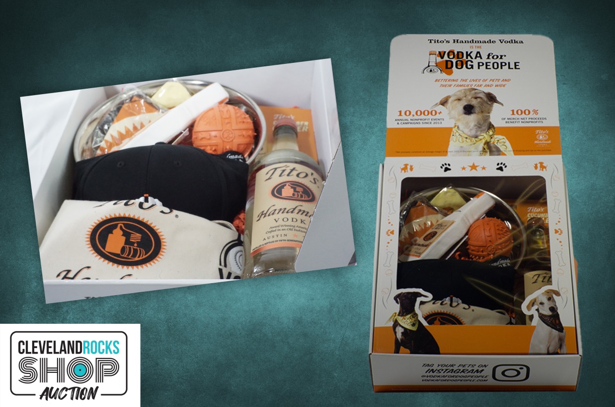 Tito's Vodka for Dog People | Cleveland Rocks Shop Auction | Cleveland ...