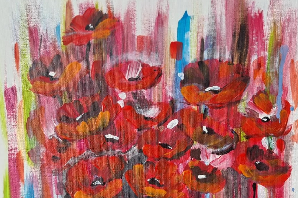 "Poppy Flowers" - Original Artwork | Peremoha Auction for Action 2024 ...