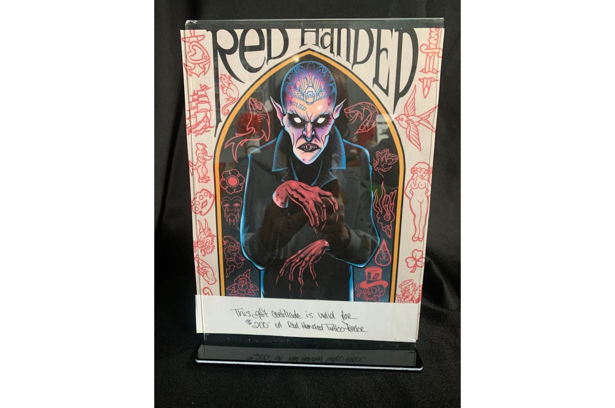 # 722 SOLD Red Handed Tattoo $ 200.00 | Roy's Kids Annual Auction 2025 ...