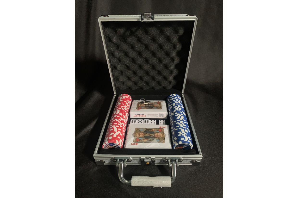# 633 SOLD End the Wokeness Poker Set — Roy's Kids Annual Auction 2025 ...