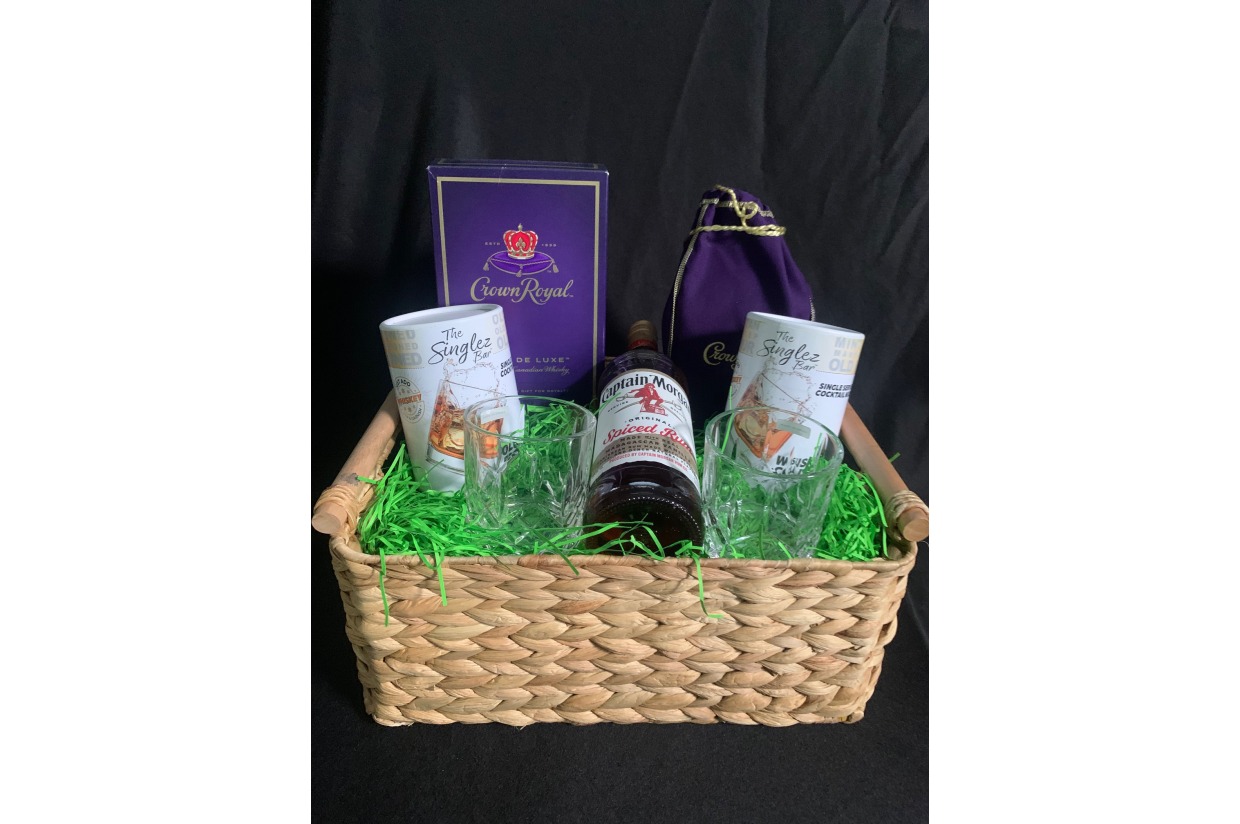 #208 SOLD Crown Royal Basket — Roy's Kids Annual Auction 2025 — Roy's ...