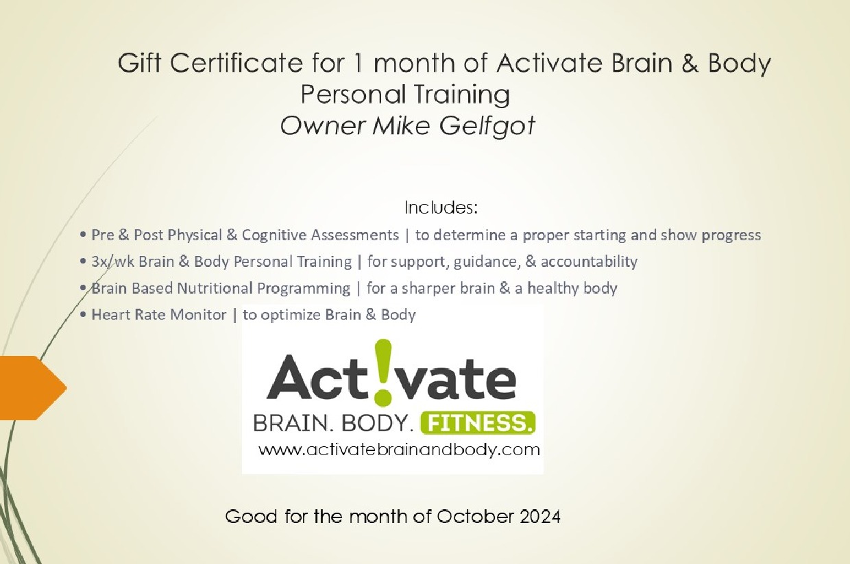 A Free Month from Activate Brain & Body | 10th Annual Cobra Classic ...