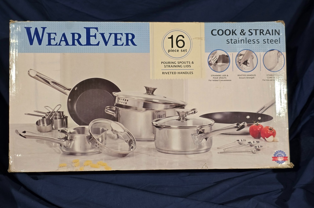 WearEver 16 Piece Cookware Set | The Heart of Minnesota Animal Shelter ...