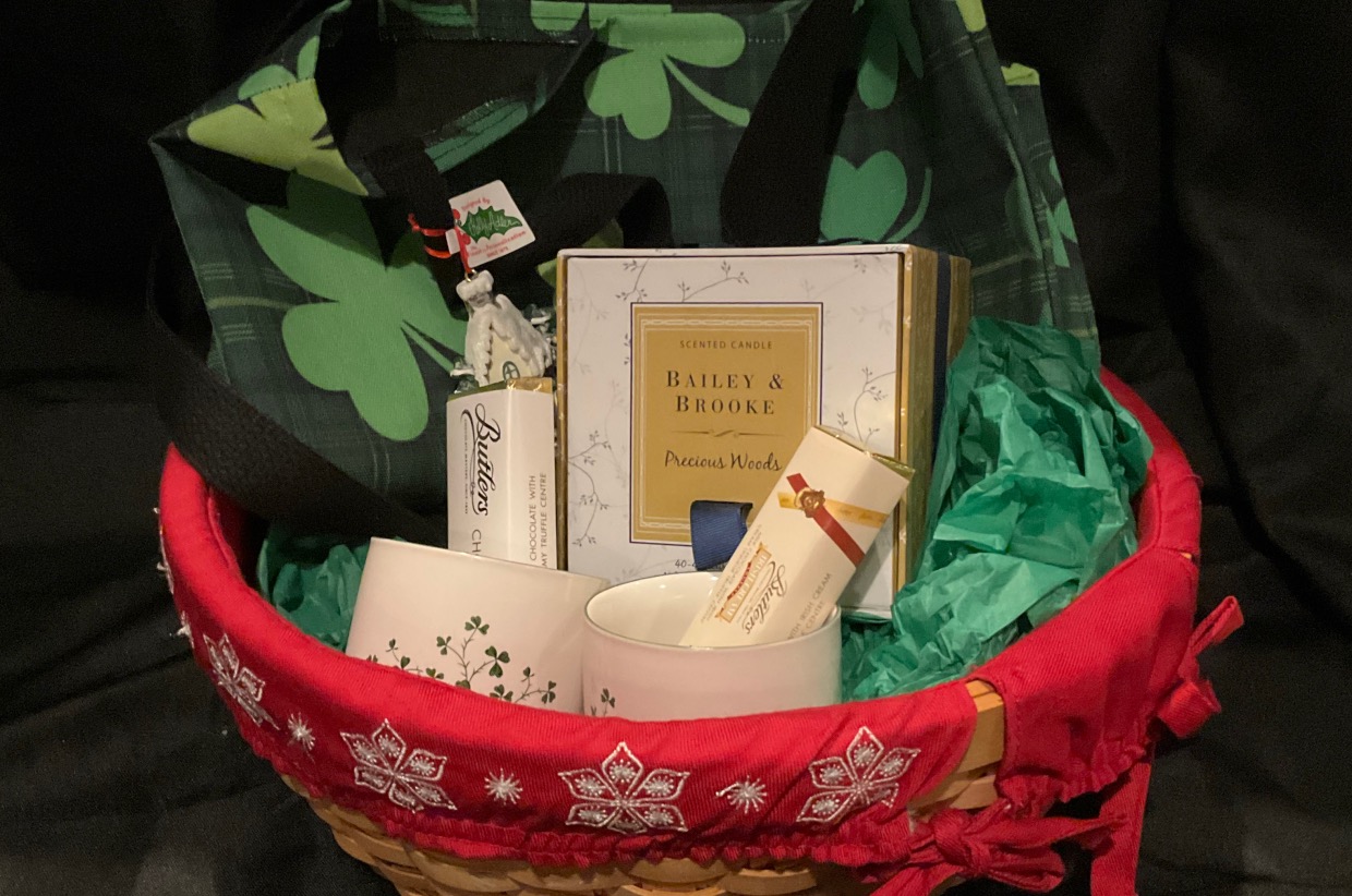 $75 value - Irish Basket | All Saints 18th Annual Silent Auction | All ...