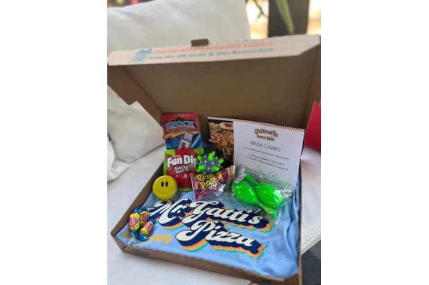 Gatti's Pizza & Fun Gift Box w/ food and games for 4! | 2nd Annual Online Auction! | Warrior Men ...