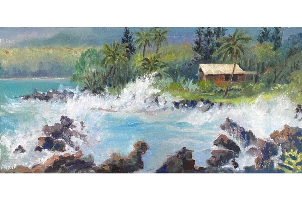 Ke'anae Surf - Harriet Huff | Gallery Elua | Artists for Lahaina ...