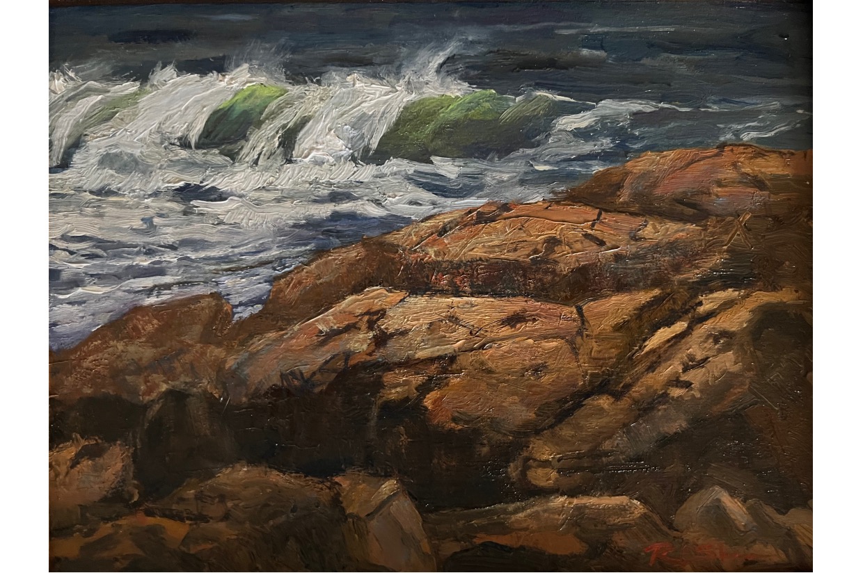 Rocky Sea - Rae O'Shea | Gallery Ekolu | Artists for Lahaina | BetterWorld