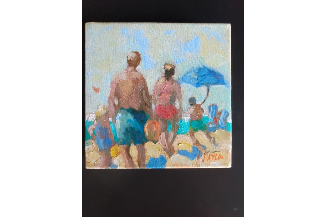 Day at the Beach - Lindy Duncan | Gallery Elua | Artists for Lahaina ...