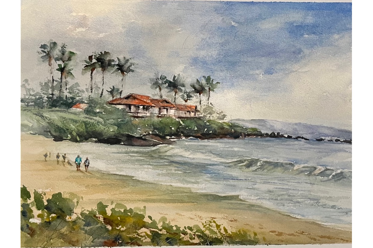 Wailea Beach Stroll - Lindy Donnelly | Gallery Ekolu | Artists for ...