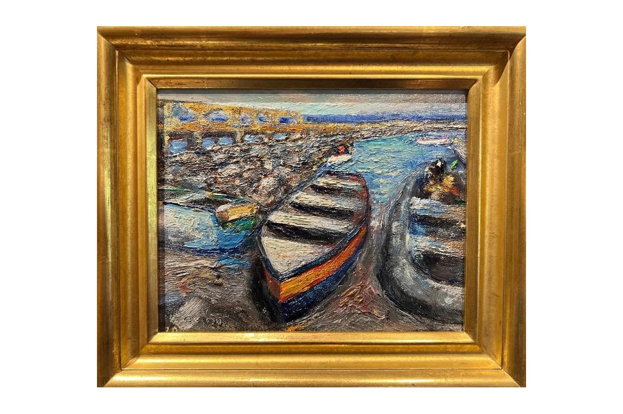 Mala Boats - Martin Galbut | Gallery Elua | Artists for Lahaina ...