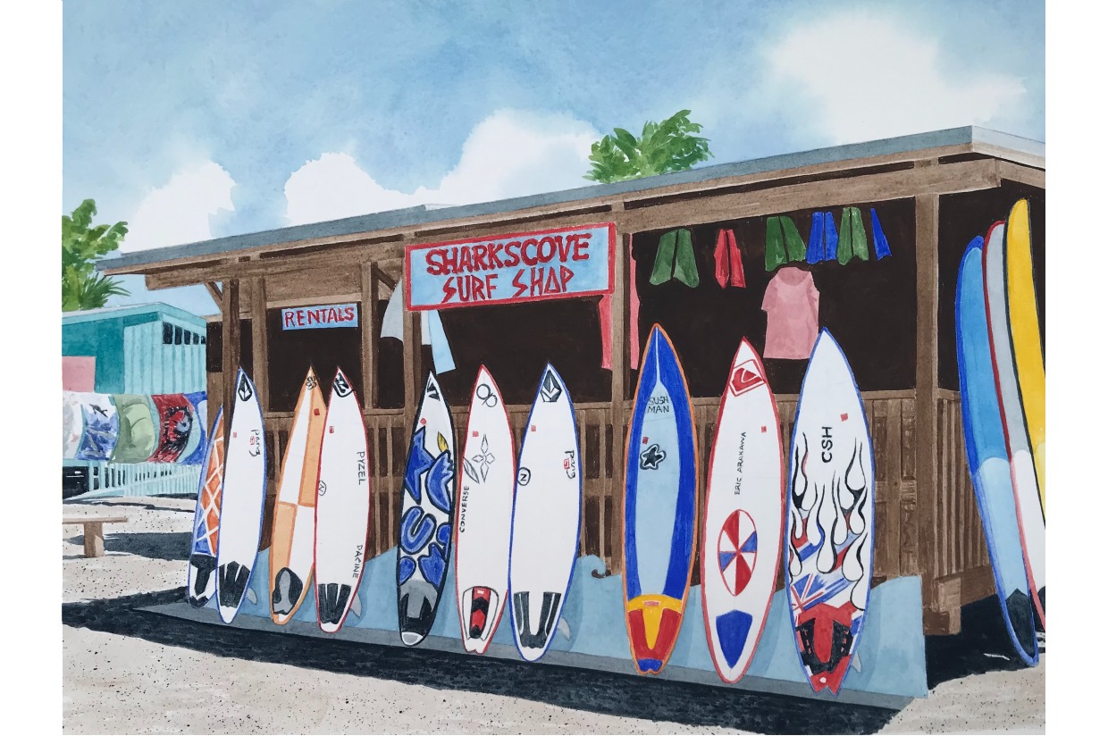 North Shore - David Milton | Gallery Ekahi | Artists for Lahaina ...