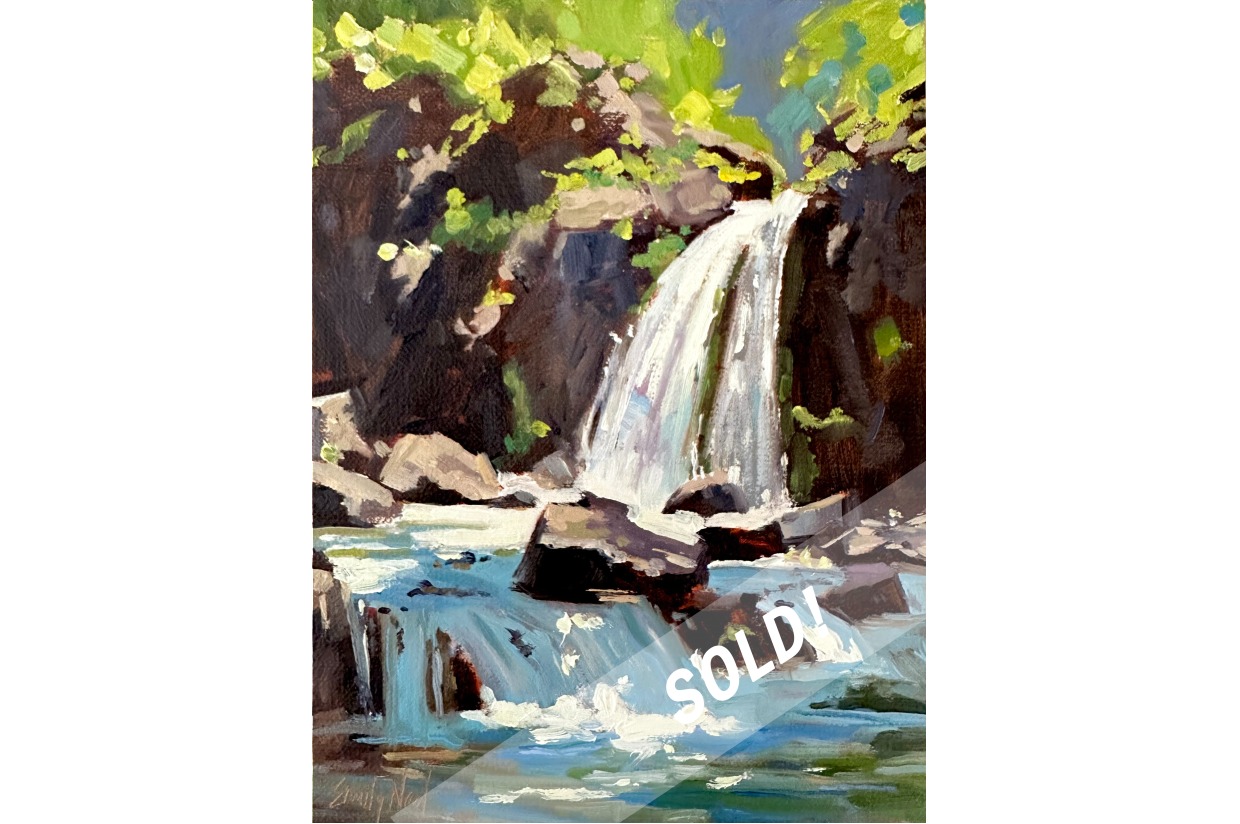 Maui Waterfall - Emily Neel | Gallery Ekolu | Artists for Lahaina ...