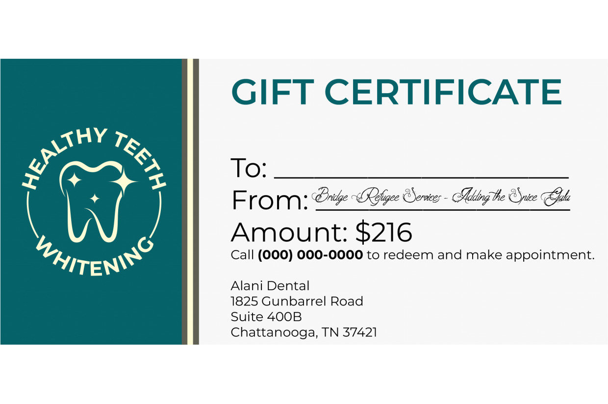 Professional Tooth Whitening Kit | Adding the Spice Gala 2023 | Bridge ...