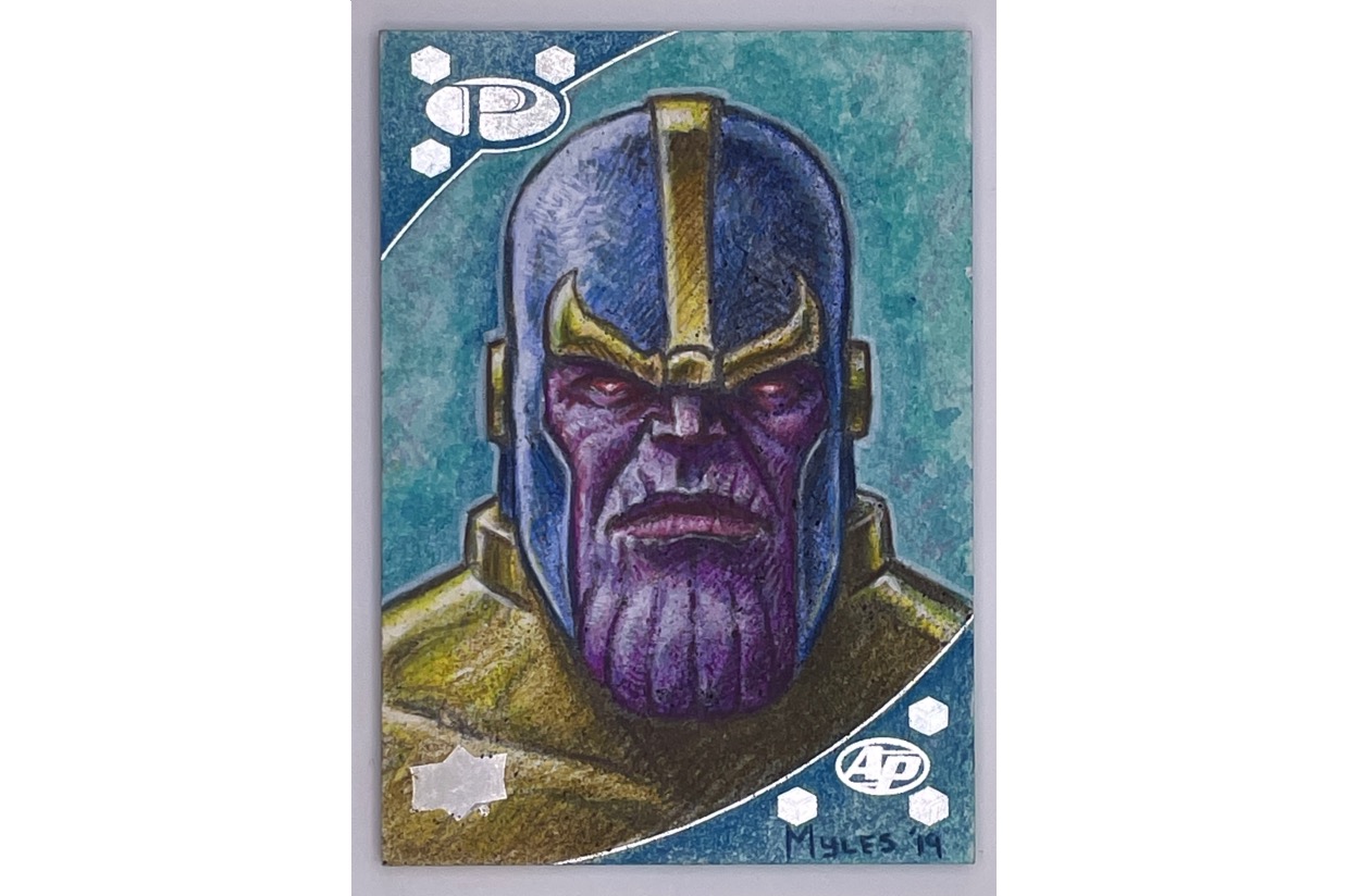 Thanos 2019 Premier AP by Myles Wohl | ComicBooksforKids Auctions ...