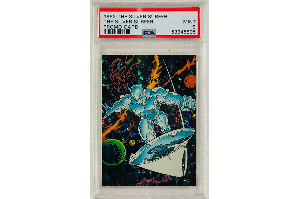 1992 The Silver Surfer Promo Card PSA 9 | Luke's Purpose Charity ...