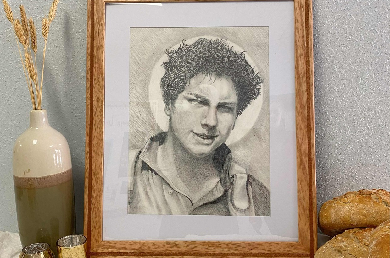 Blessed Carlo Acutis Original Portrait | Bread of Life | Huron Valley ...