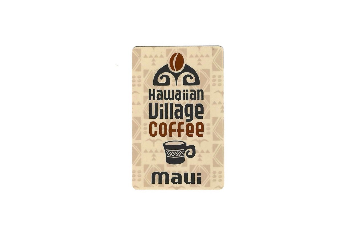 F&B 11: $50 Gift Certificate, Hawaiian Village Coffee, Kahana, Maui (2 ...