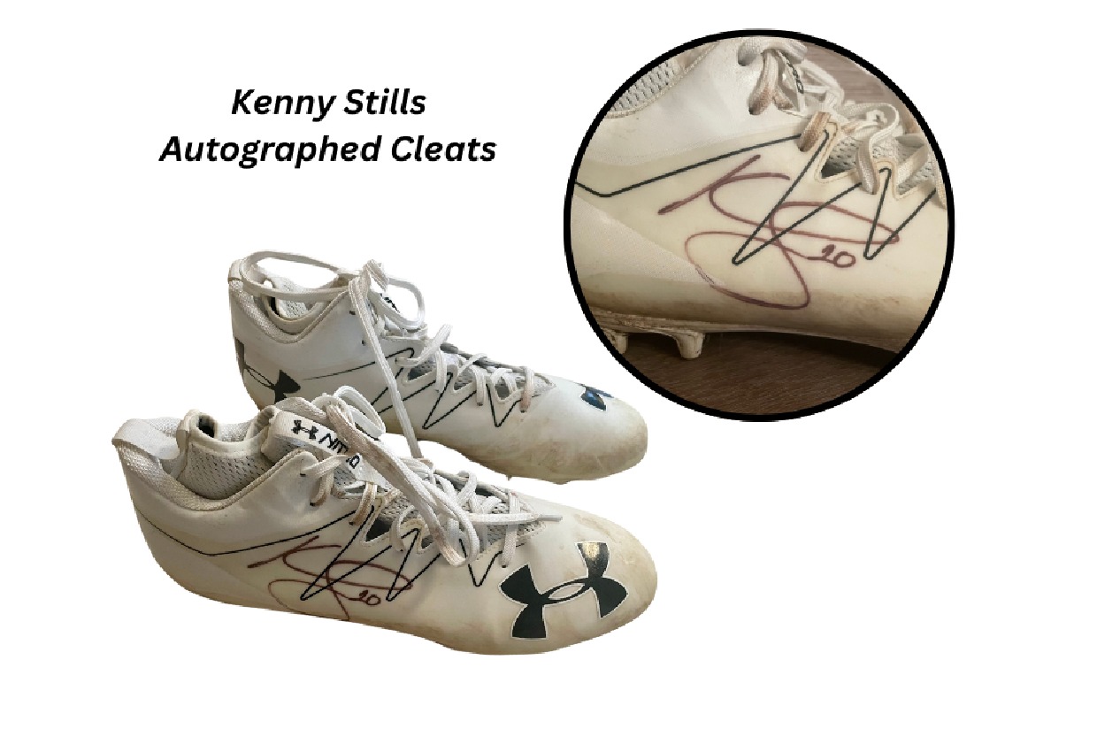 NFL Game-Worn and Signed Cleats from Mav Alumni Kenny Stills | 2024 LCC ...
