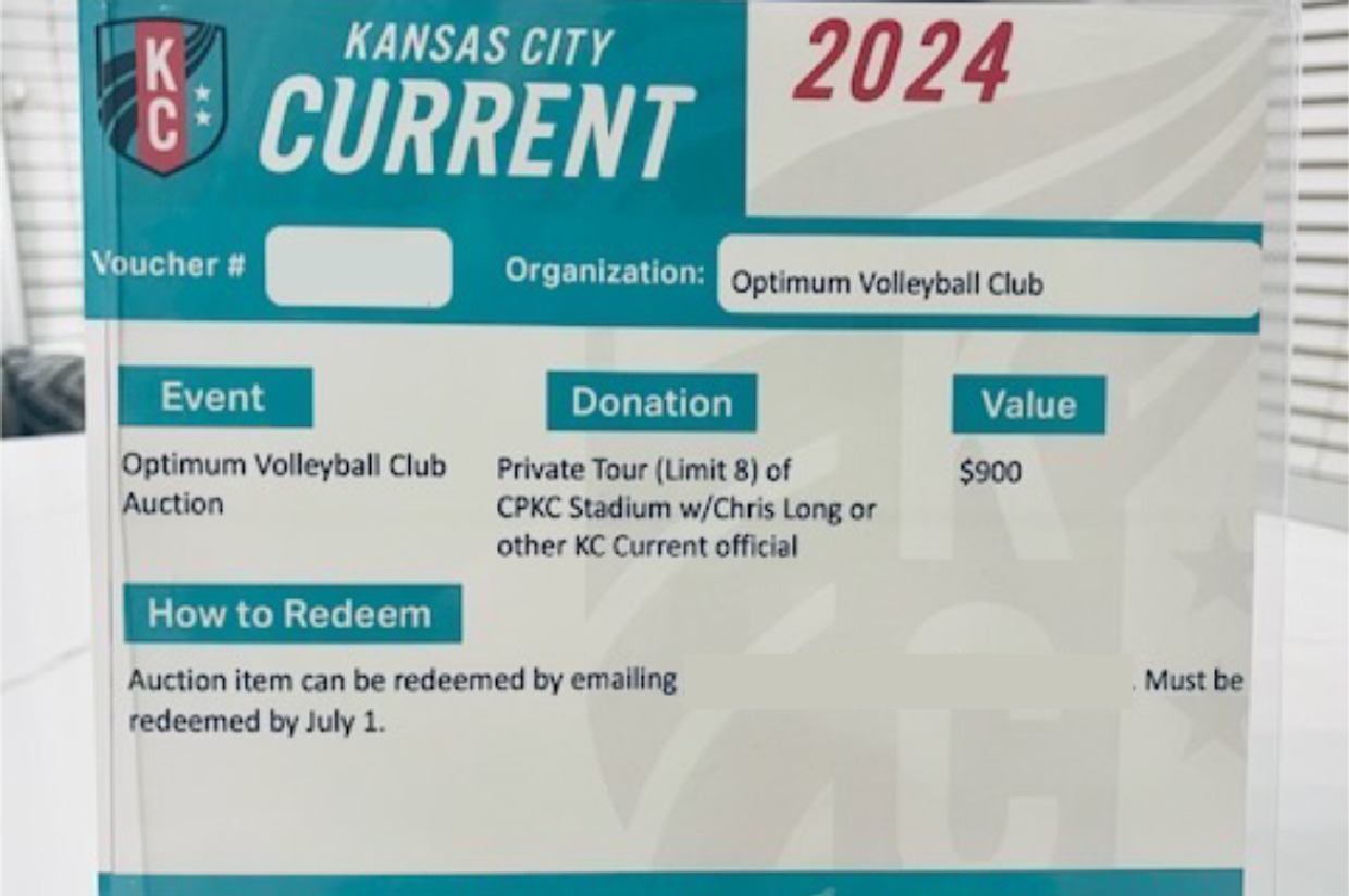 KC Current - Private Stadium Tour for Eight | Optimum Volleyball Club ...