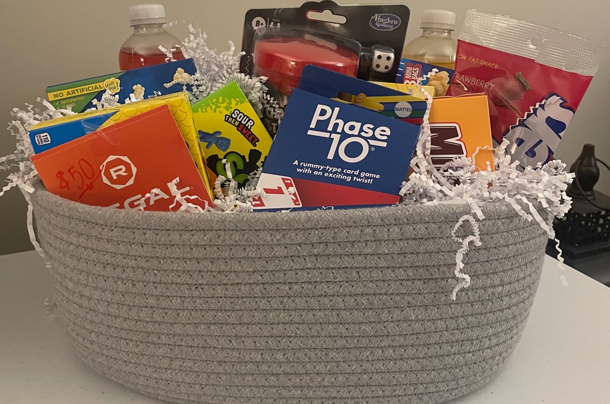 Movie/Game Night Basket (8th Grade) | Channel Your Flannel Silent ...