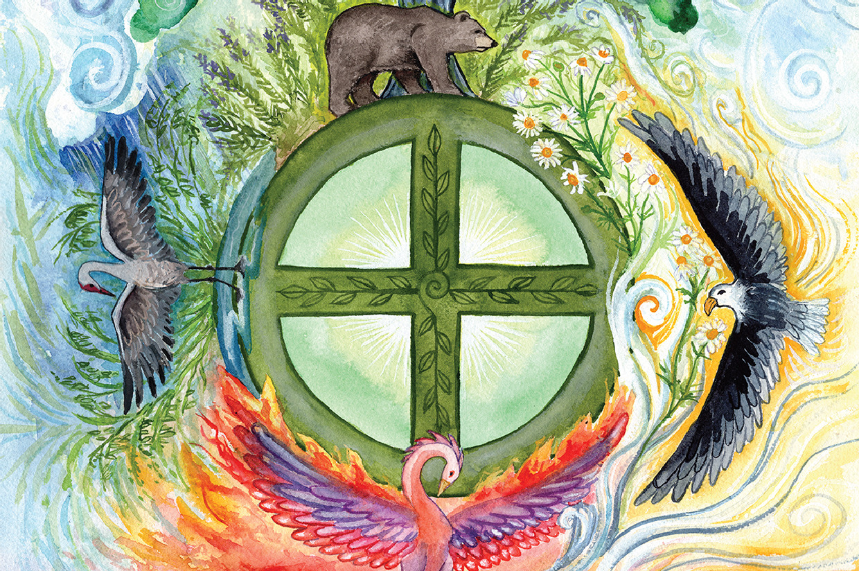 Customized 11x14" Elemental Wheel Painting by Dana O'Driscoll | MAGUS ...